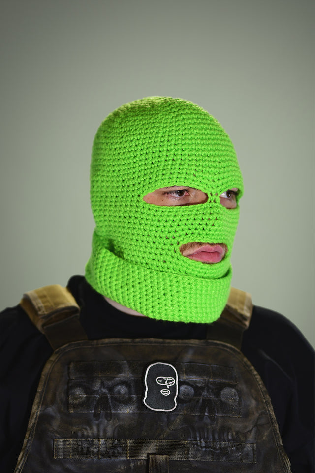 HANDMADE FACELESS MASK – LOW LEVEL PERPETRATORS