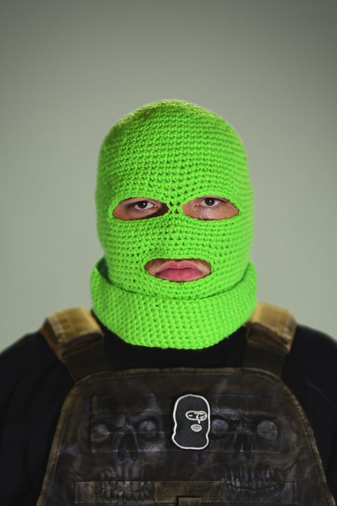 HANDMADE FACELESS MASK – LOW LEVEL PERPETRATORS