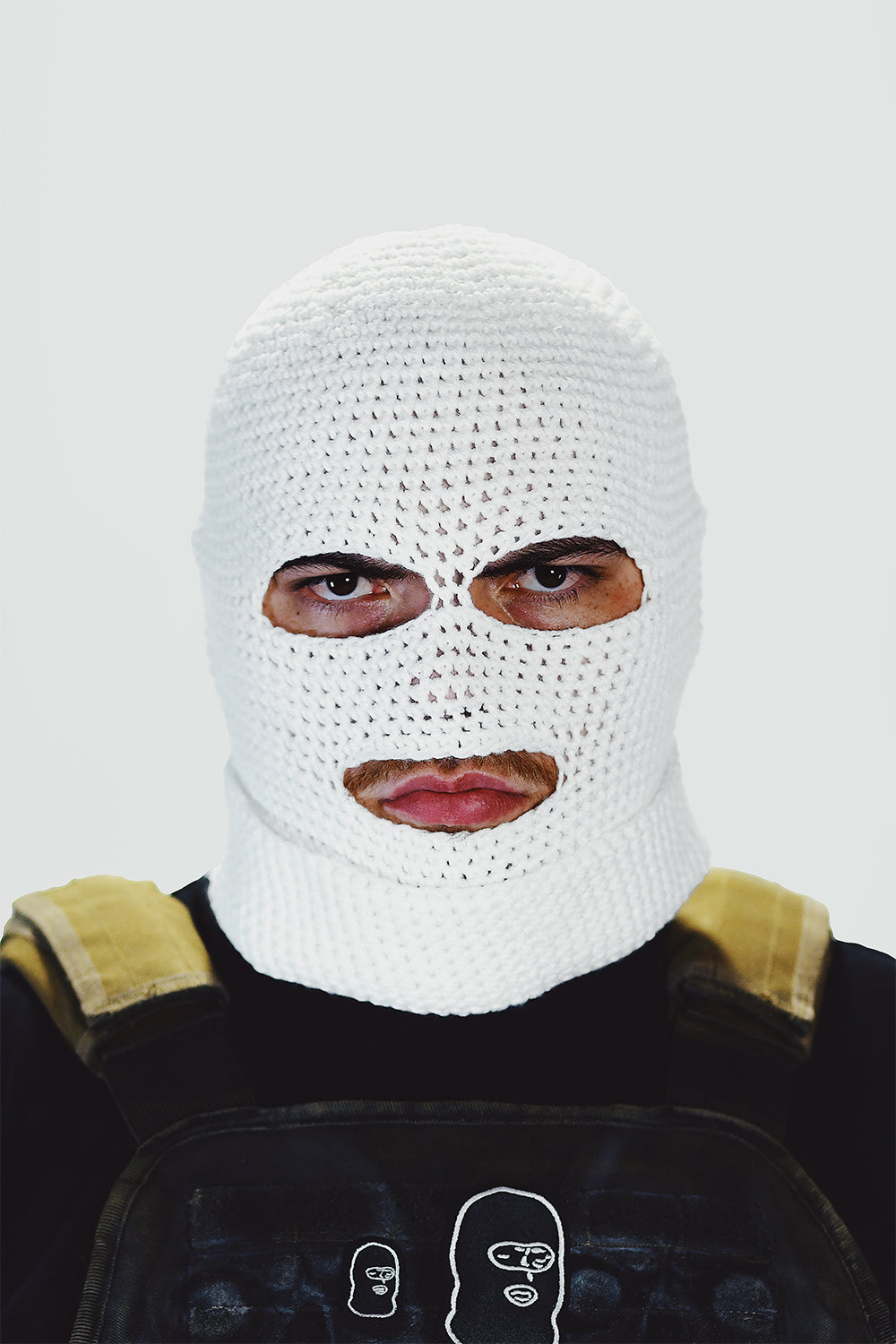 HANDMADE FACELESS MASK – LOW LEVEL PERPETRATORS